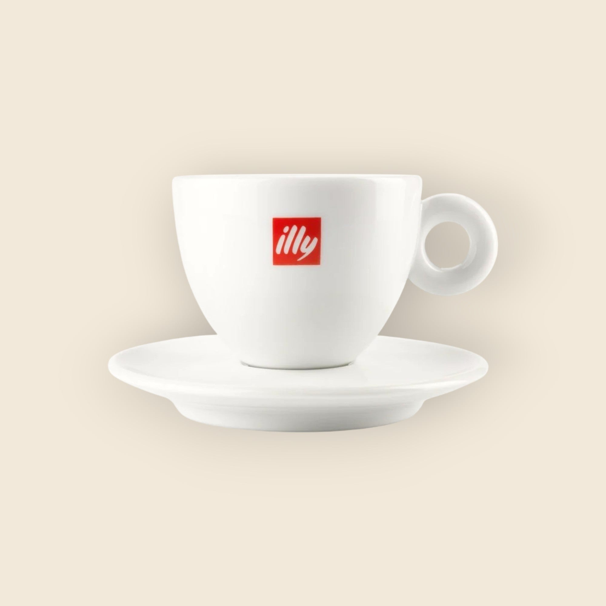 illy Cappuccino Cups and universal saucer (box of 12)