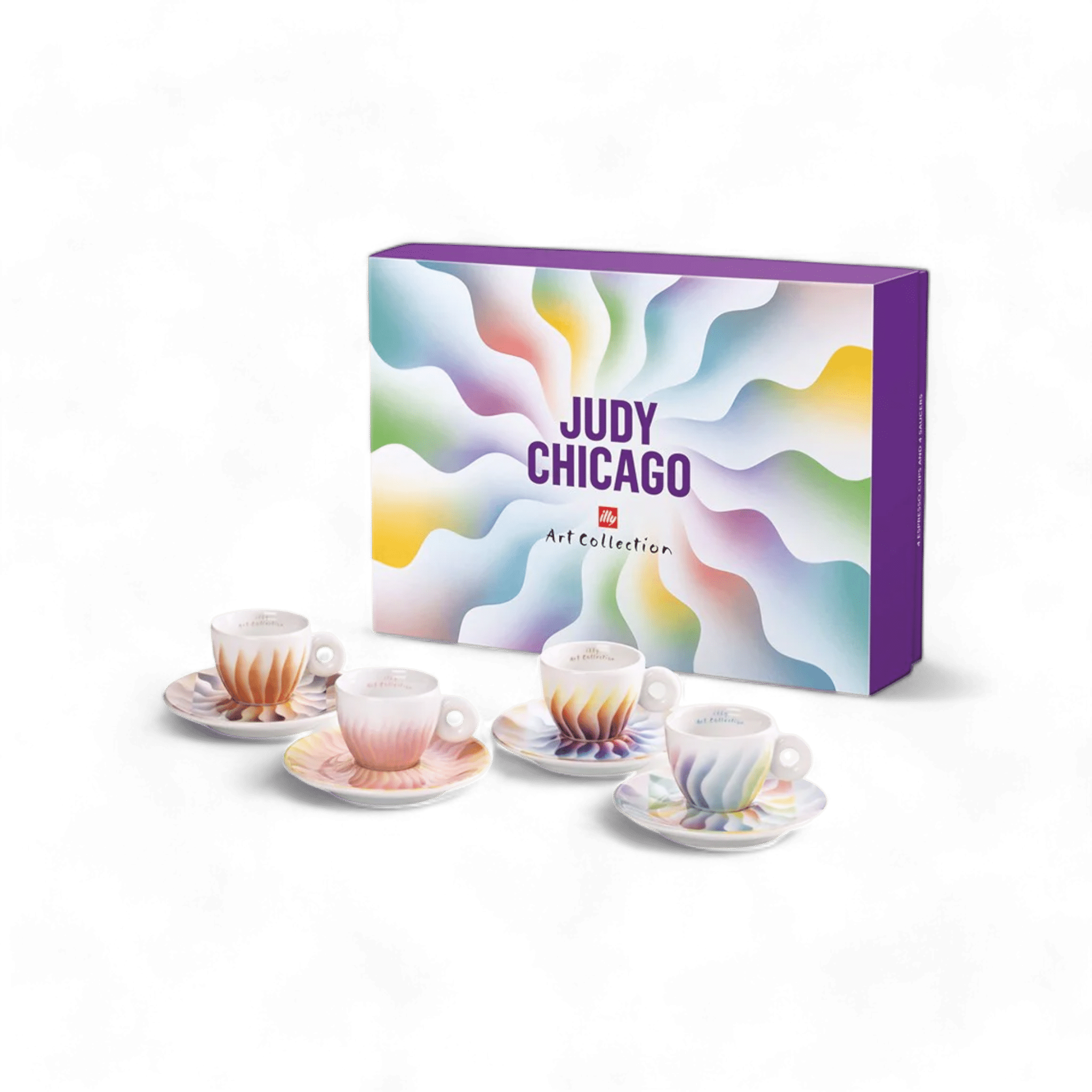 illy Art Collection - the Judy Chicago Set of 4 Espresso Cups